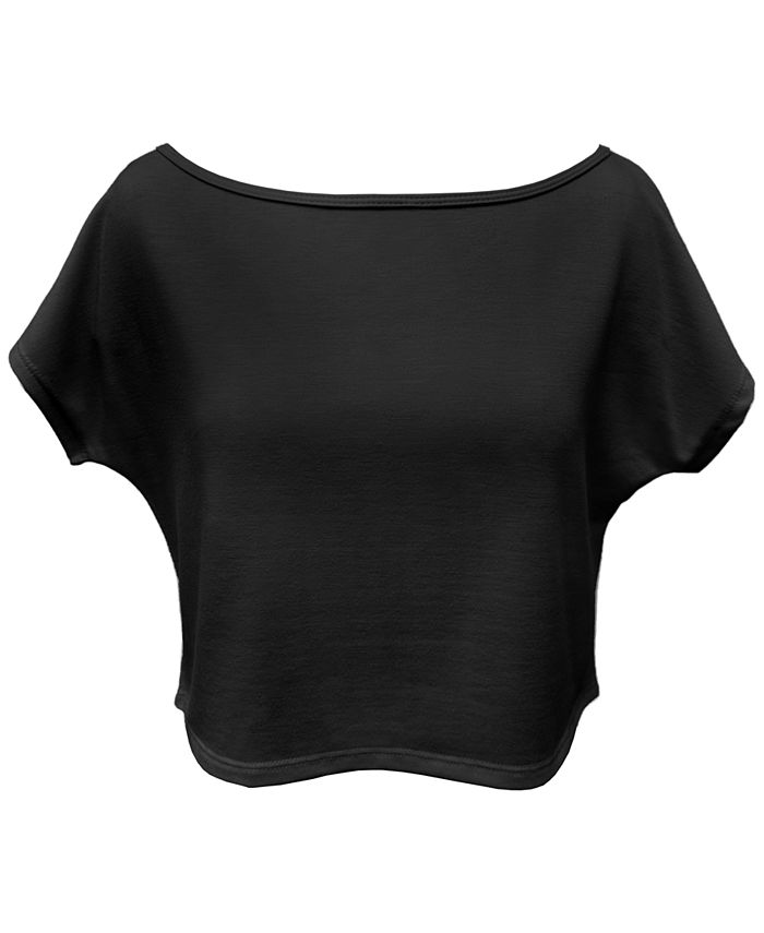 Macy's Women's Off-The-Shoulder T-Shirt, Created for Macy's - Macy's