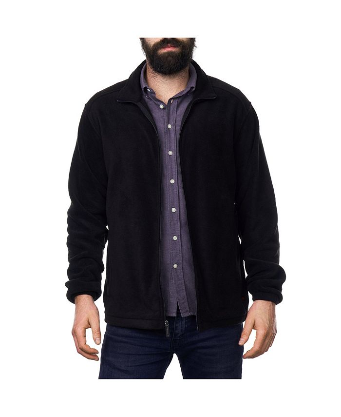 Alpine Swiss Trent Mens Full Zip Up Fleece Jacket Soft Casual Warm ...