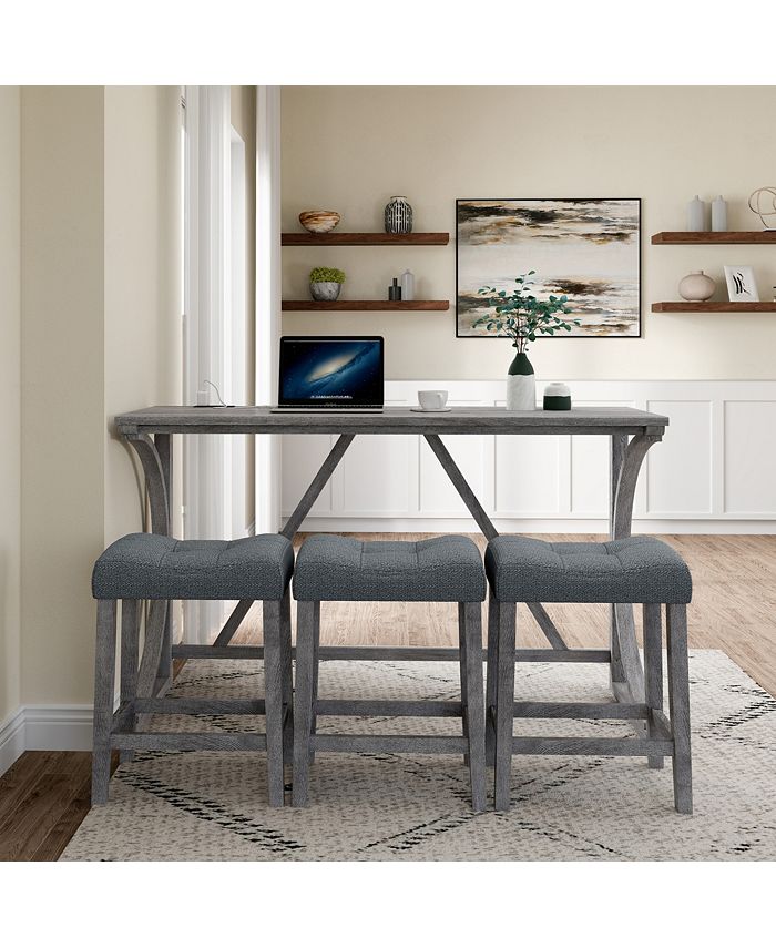 Simplie Fun Multifunctional Dining and Game Room Table Set - Macy's