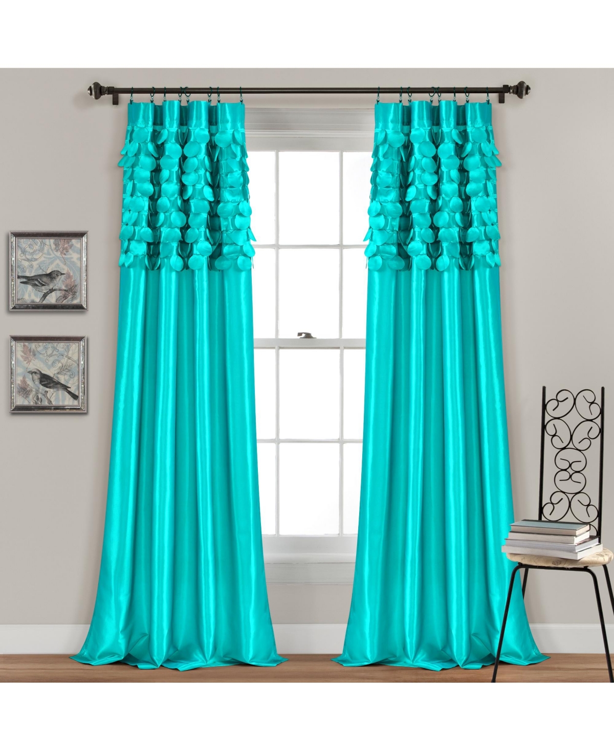 Click here for Lush Decor Circle Dream Window Curtain Panels - Tu... prices