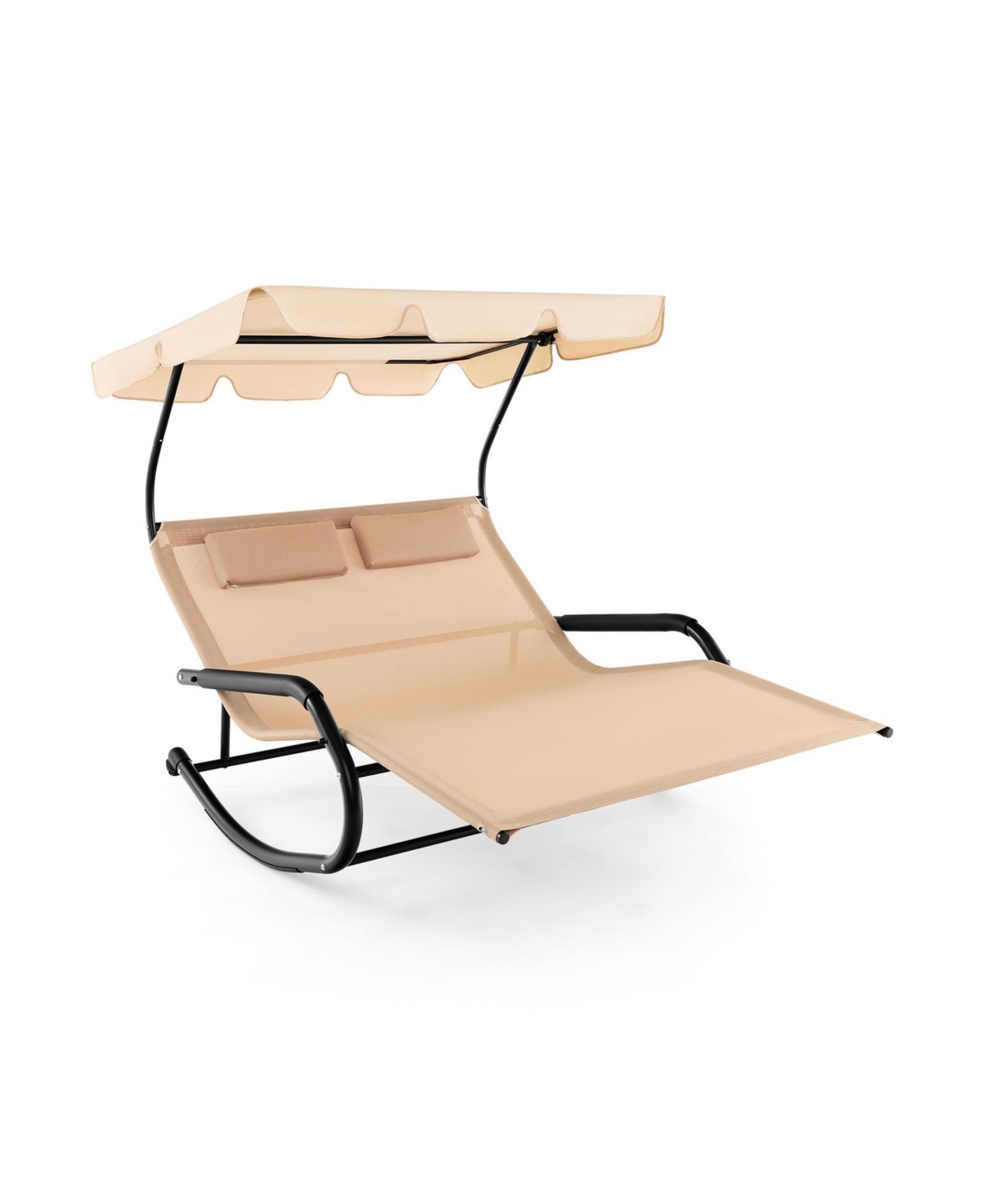 Click here for Slickblue Outdoor 2 Persons Rocking Chaise Lounge... prices