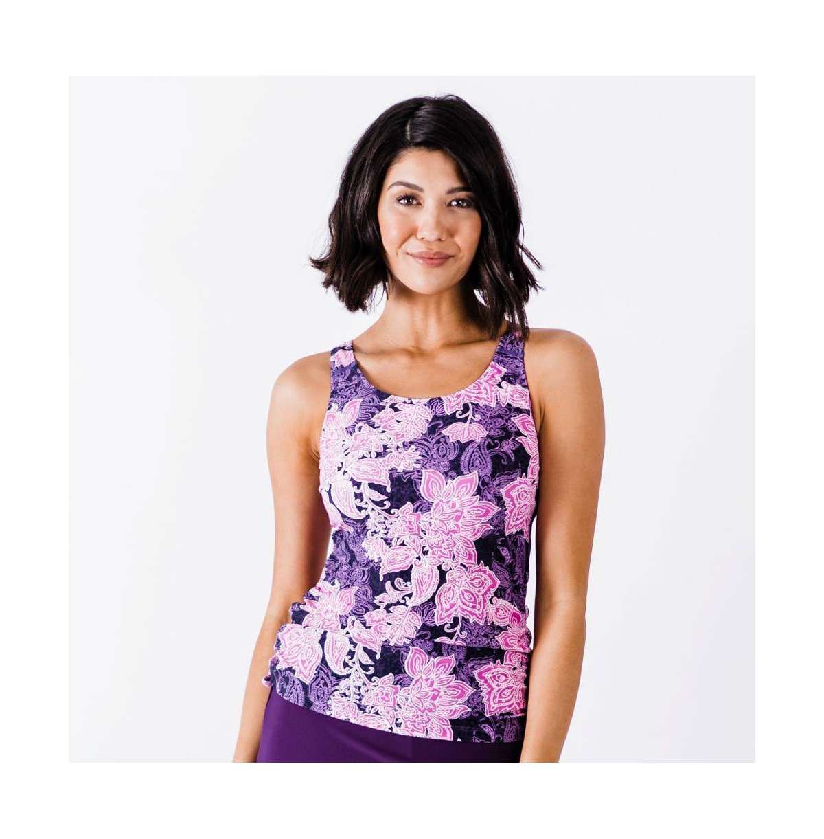 Click here for Calypsa Womens Maya Tankini Swim Top With Built In... prices