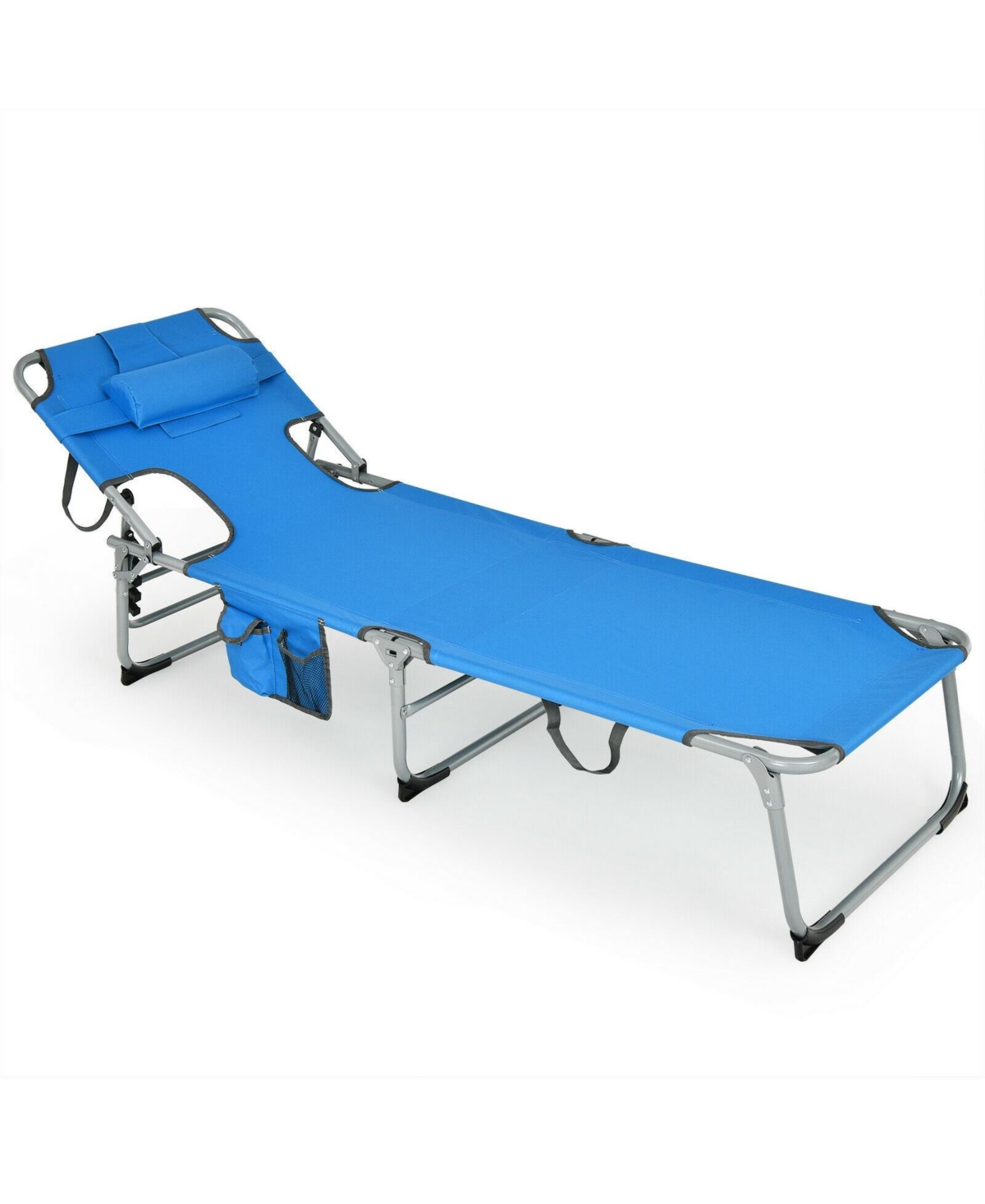 Click here for Slickblue Folding Beach Lounge Chair with Pillow f... prices