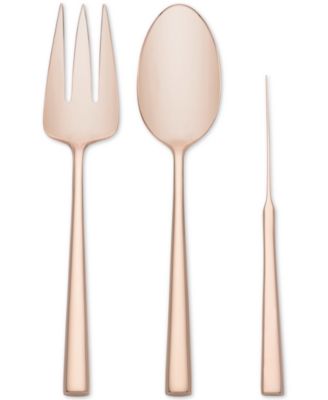 kate spade new york Malmo Rose Gold 3-Piece Serving Set - Macy's