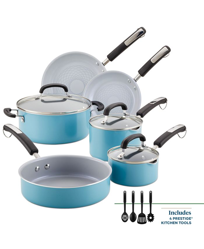 Farberware Eco Advantage Ceramic Nonstick 13-Piece Cookware Set - Macy's
