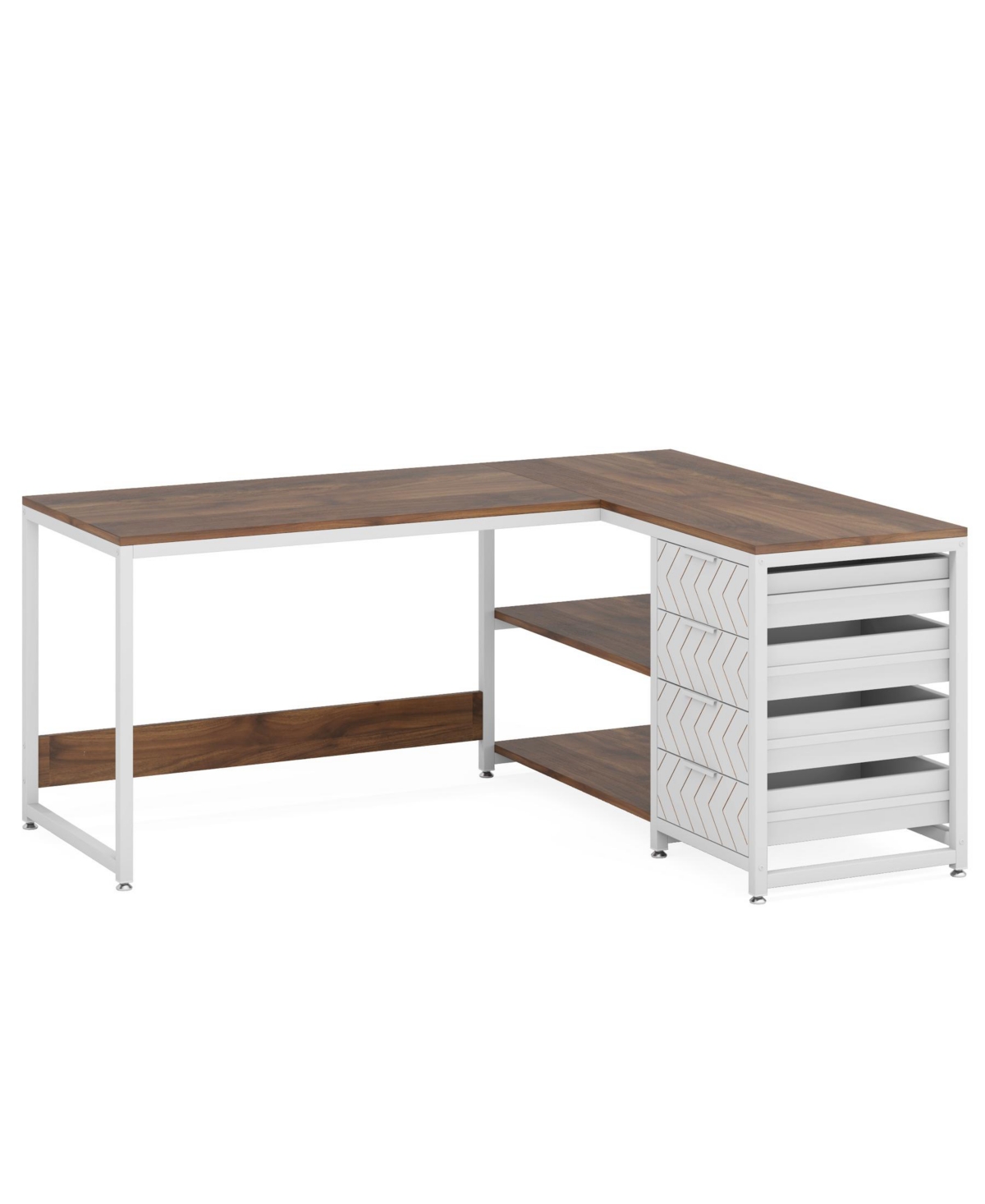 Click here for Tribesigns L Shaped Computer Desk with Storage Dra... prices