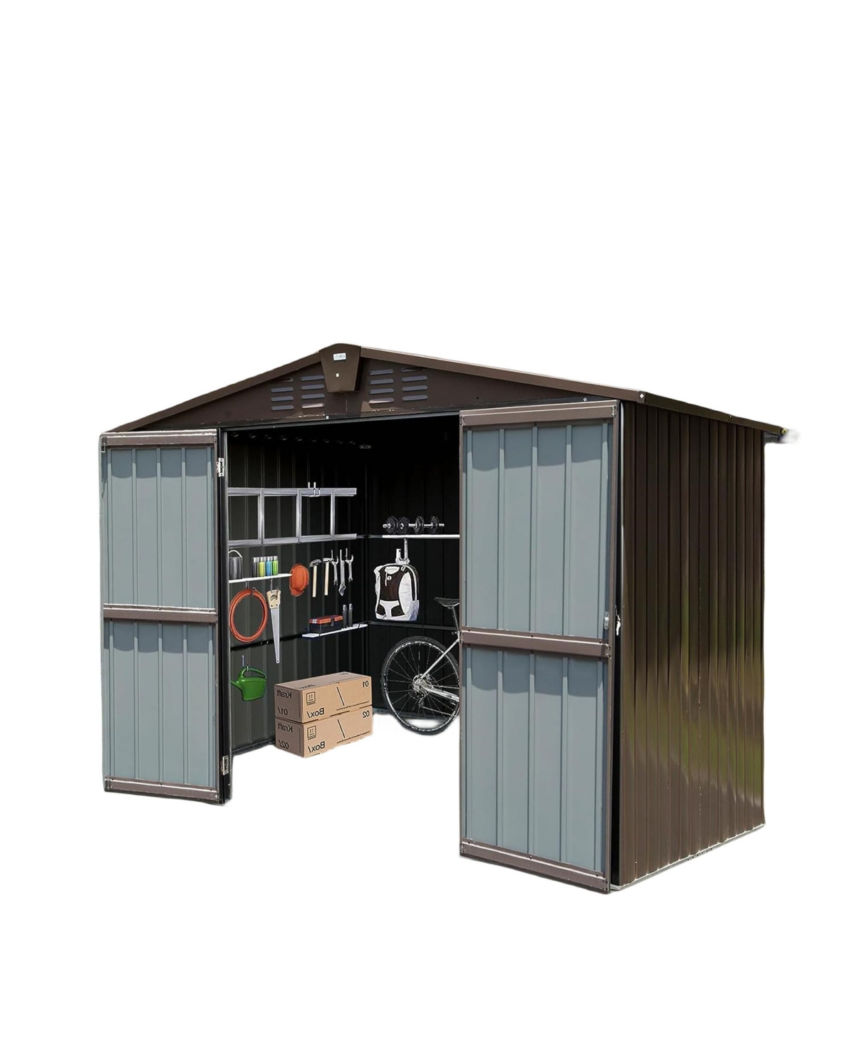 Click here for Streamdale 10x8 Metal Tool Shed with Lockable Door... prices
