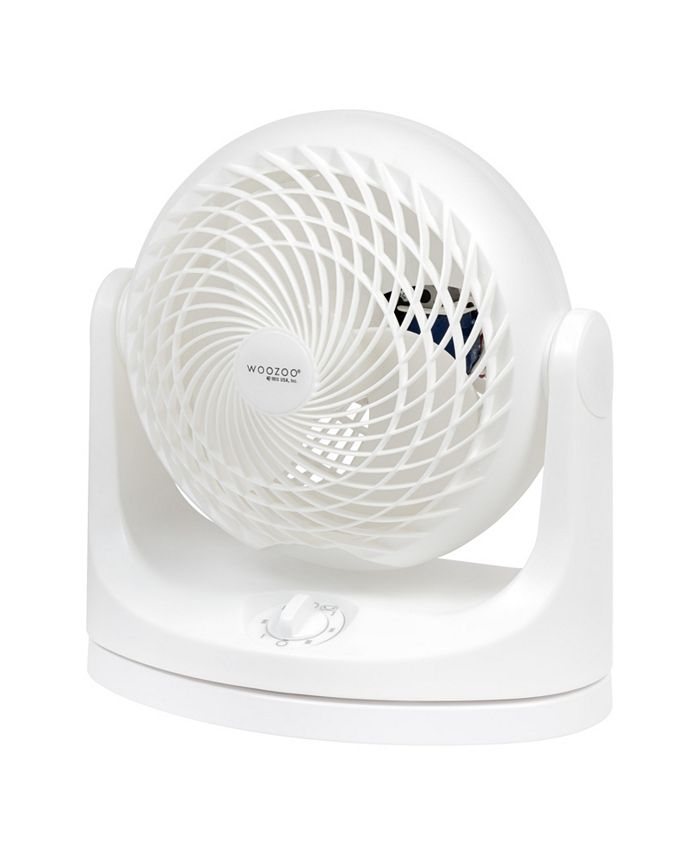 IRIS USA WOOZOO Fan, Small Oscillating Desk Fan, Table Air Circulator ...