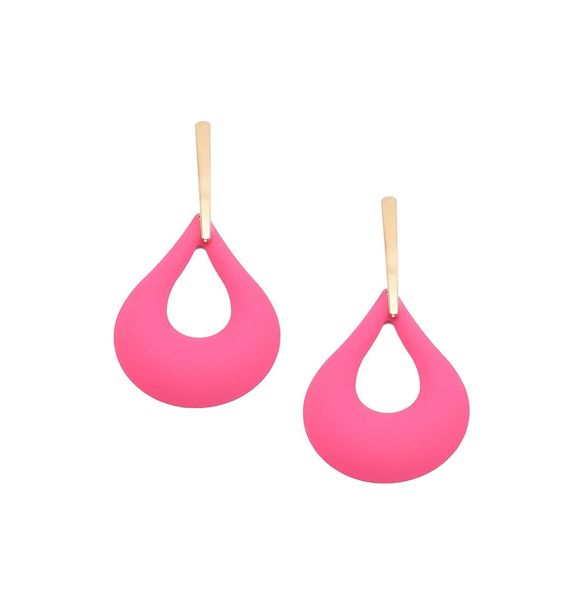 Click here for Sohi Womens Pastel Drop Earrings - Pink prices