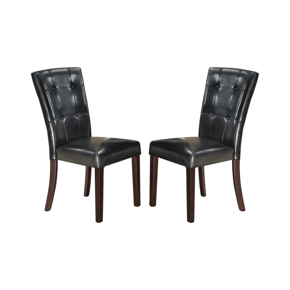 Click here for Streamdale Leather Upholstered Dining Chair  Black... prices