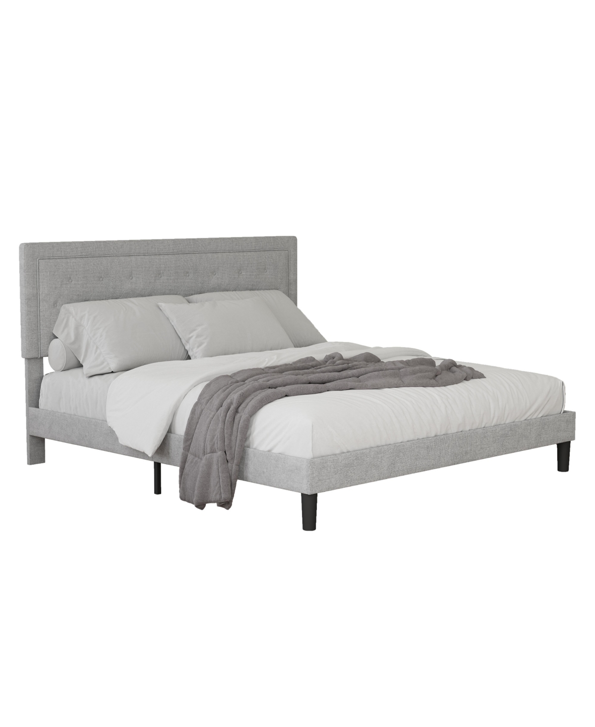 Click here for Streamdale Light Grey Bed Frame With Adjustable Bo... prices