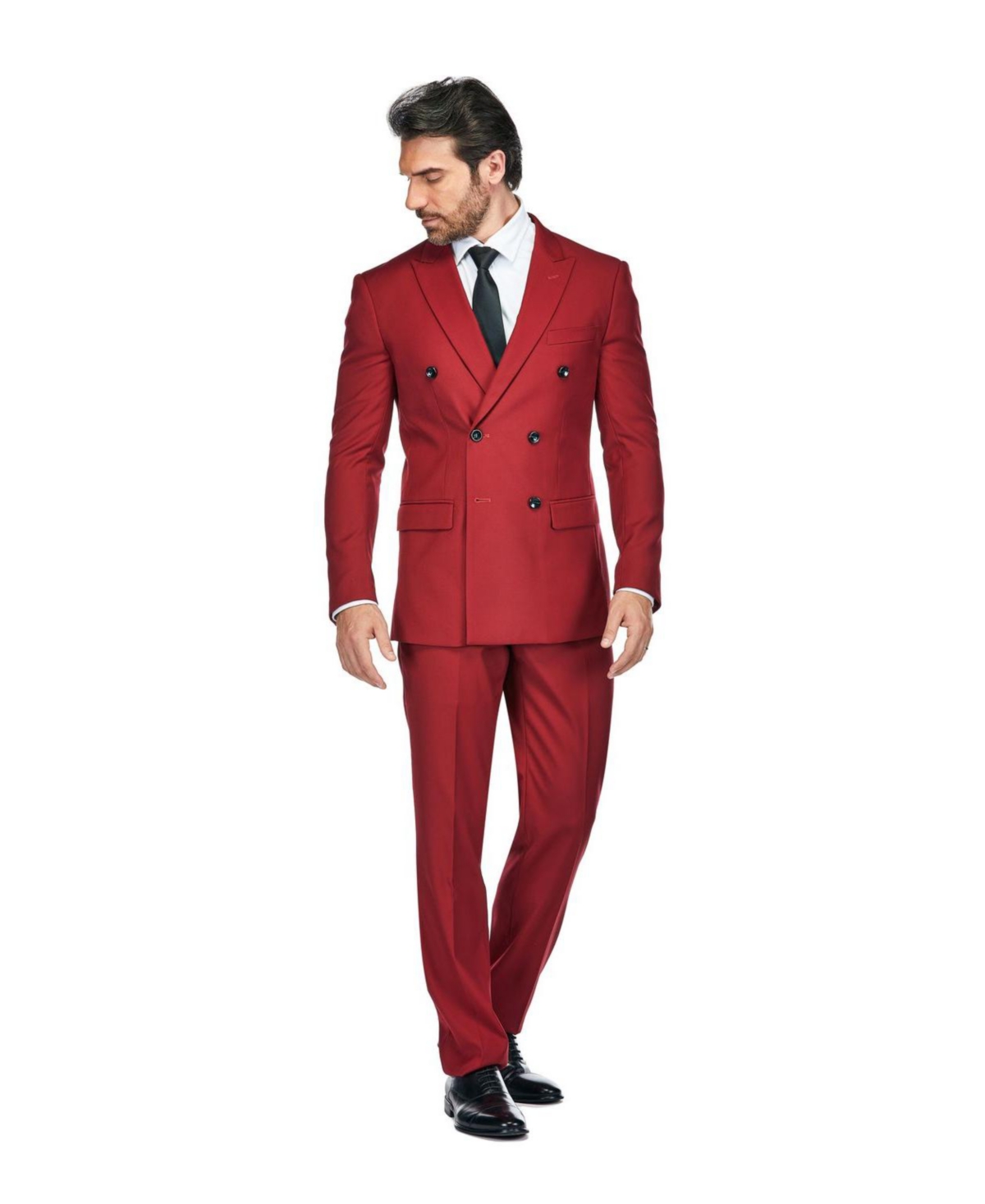 Click here for Gino Vitale Mens Slim Fit 2-Piece Double Breasted... prices