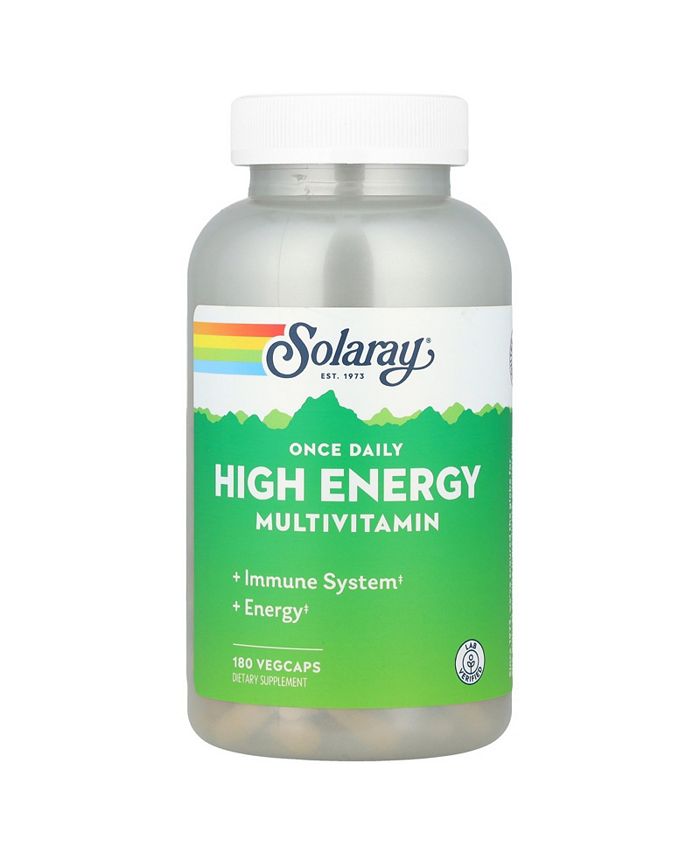Solaray Once Daily High Energy Multivitamin - 180 VegCaps - Macy's