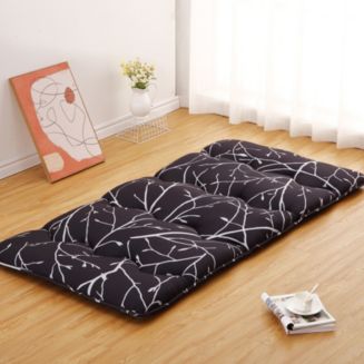 CAROMIO Futon Mattress Twin Size, Branches Print Floor Mattress Pad ...