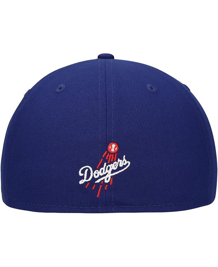New Era Men's Royal Los Angeles Dodgers Shadow Logo 59FIFTY Fitted Hat ...