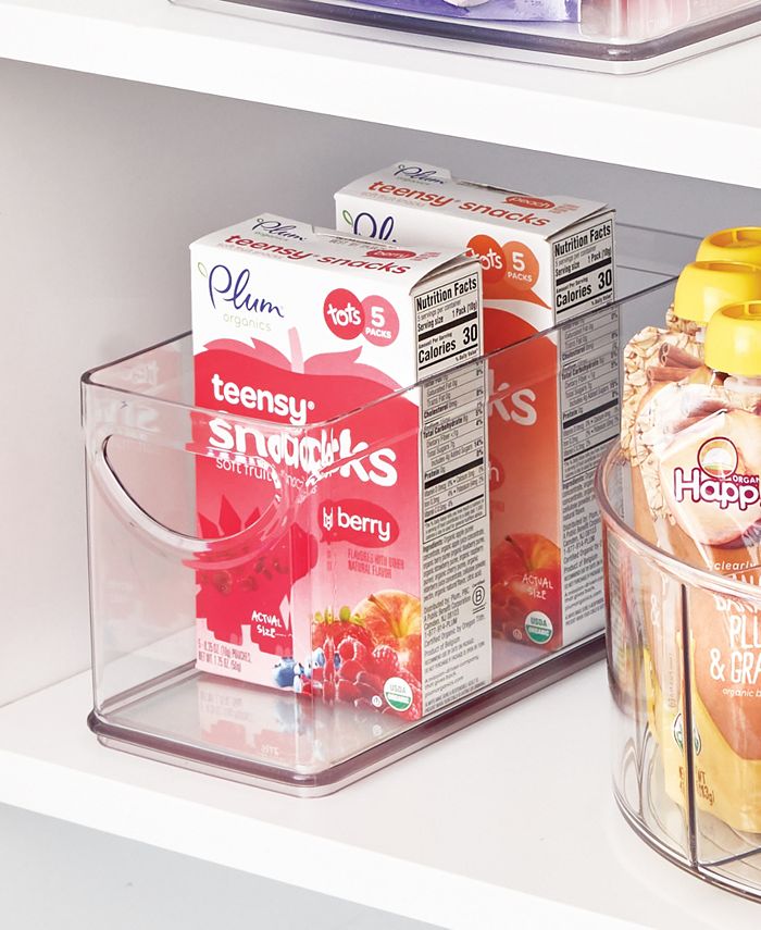 iDesign Plastic Pantry Bin with Handles - Macy's