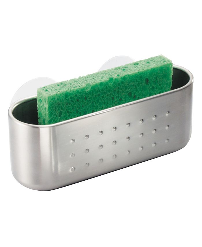 iDesign Stainless Steel Kitchen Sink Sponge Holder - Macy's