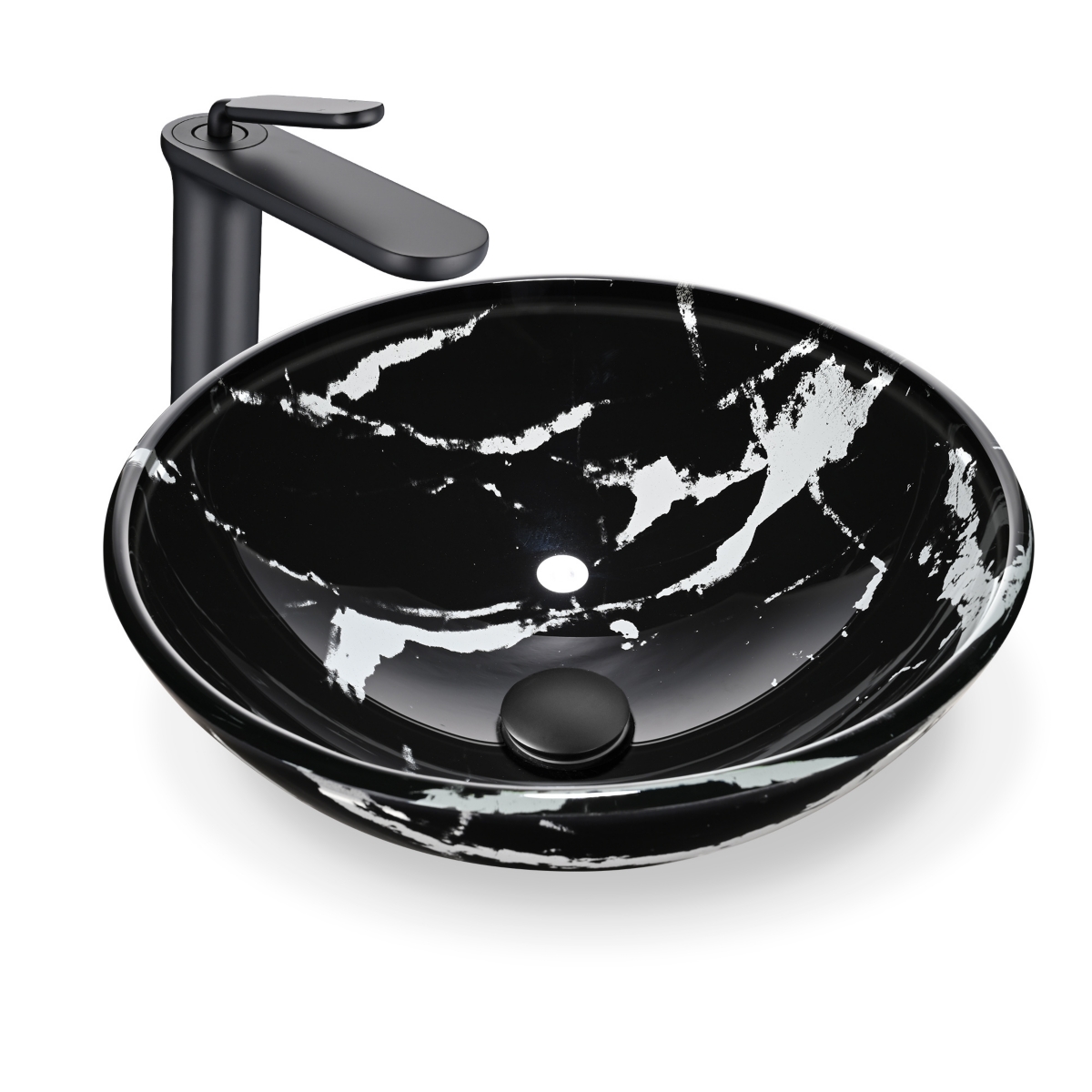 Click here for Aquaterior Bathroom Round Tempered Glass Vessel Si... prices