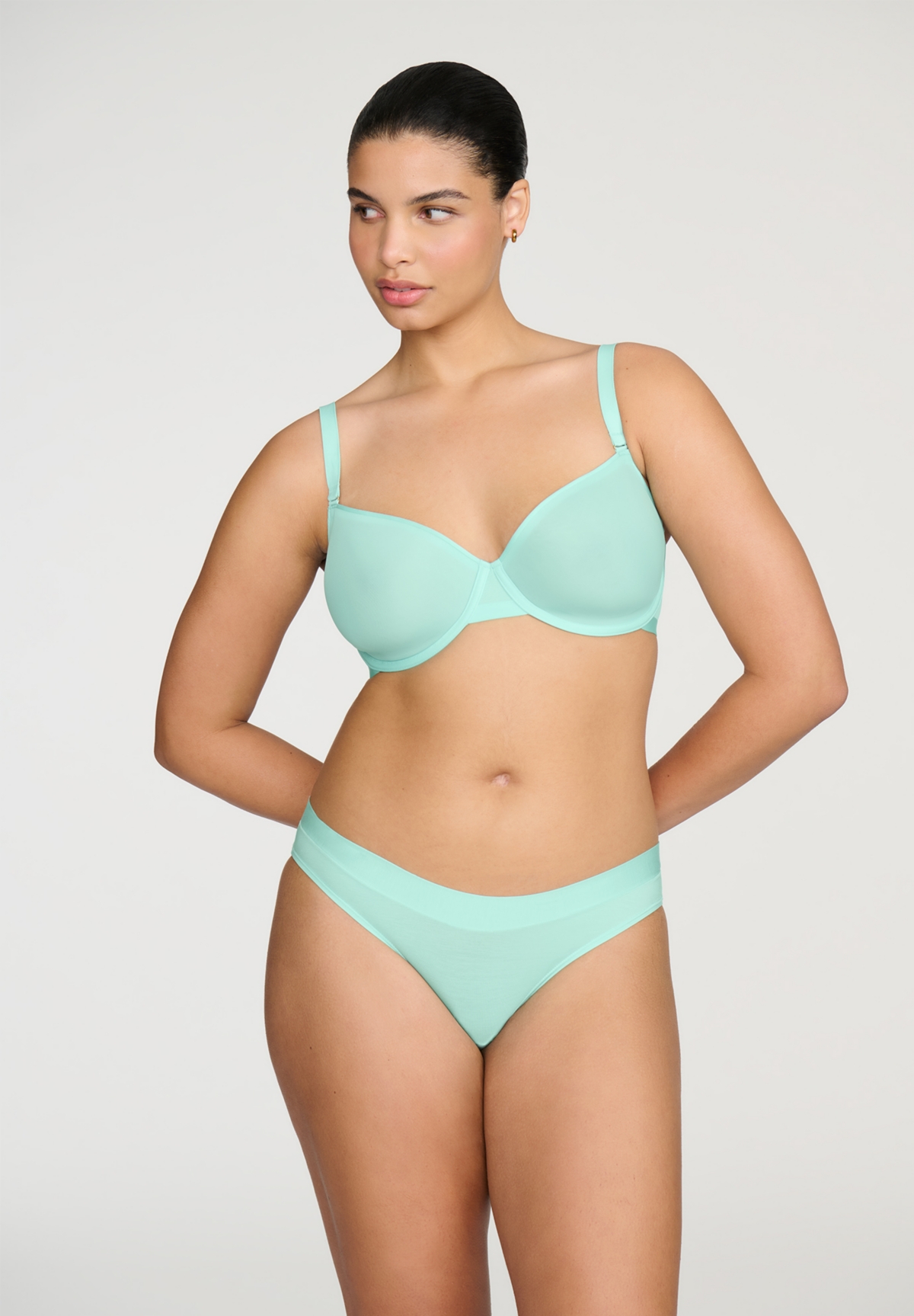 Click here for Cuup Womens The Demi - Spacer - Aqua prices