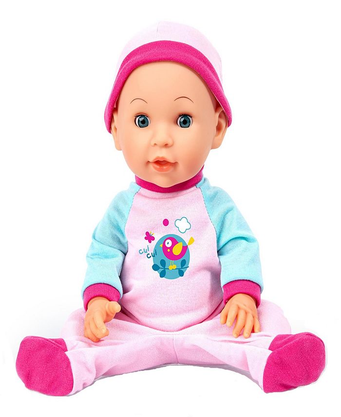 Bayer Design Bird Pink Bouncy Baby Doll - Macy's