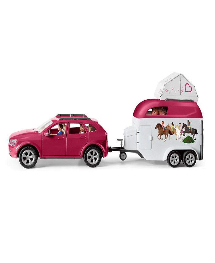 Schleich Horse Club Horse Adventures With Car Trailer Playset - Macy's