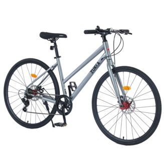 7 Speed Hybrid bike Disc Brake 700C Road Bike For men women's City ...