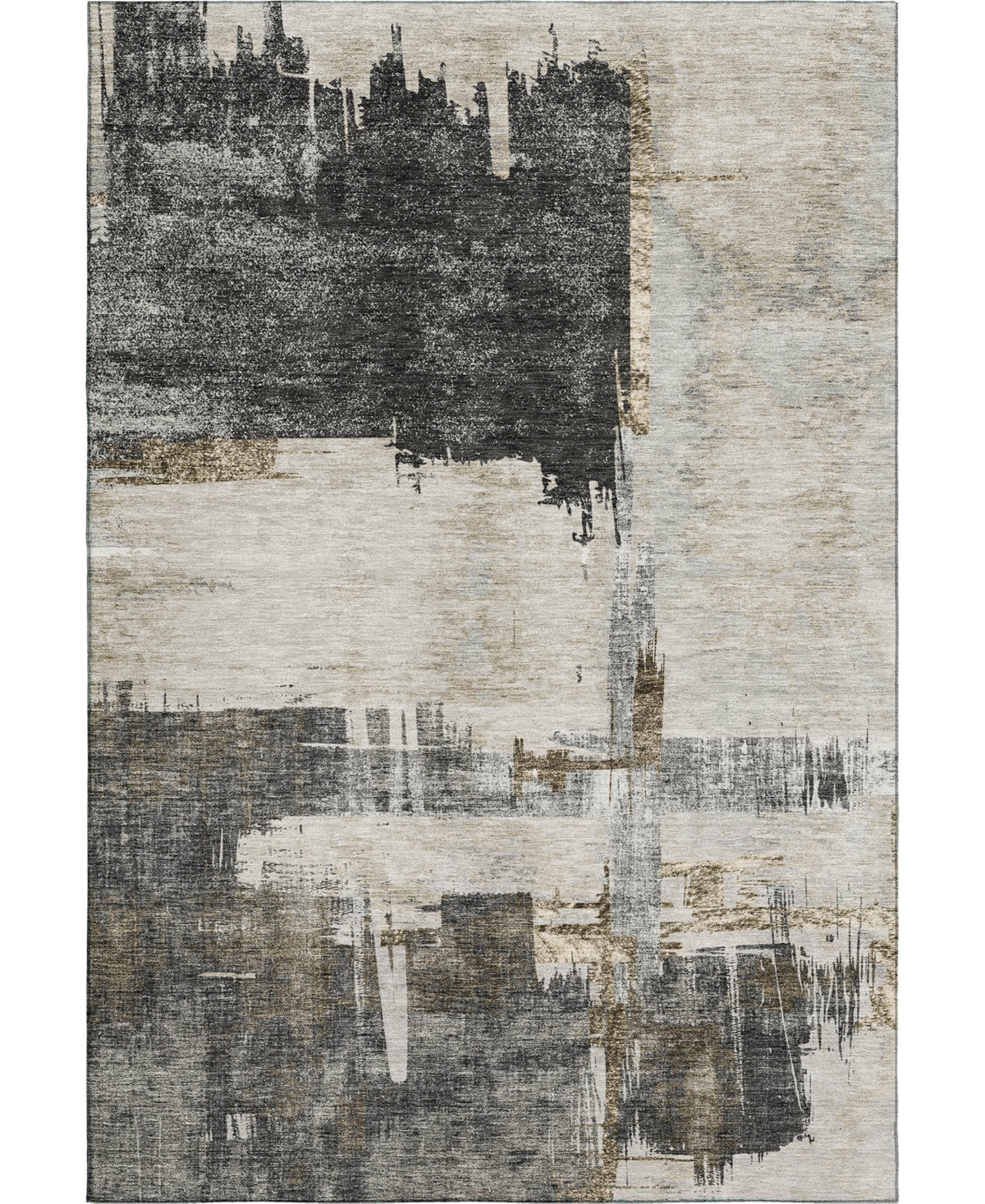 Click here for Dalyn Trevi Washable TV18 9x12 Area Rug - Gray prices