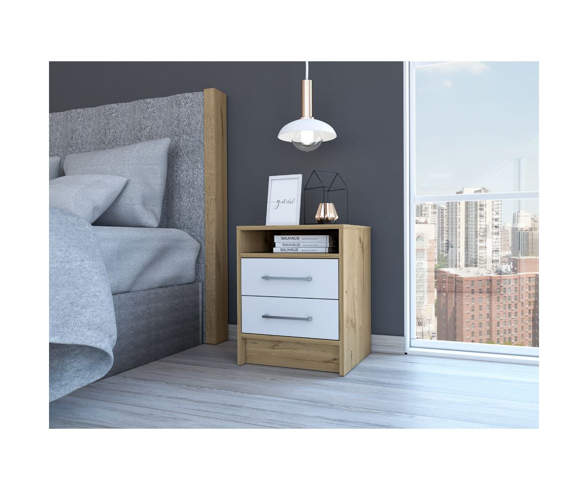 Click here for Streamdale Eter Nightstand  Superior Top  Two Draw... prices