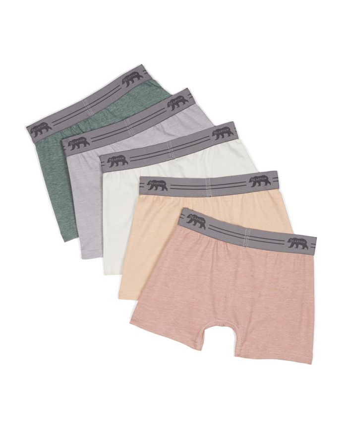 BEARPAW Toddler Boys 5-Pack Cotton Boxer Briefs - Macy's