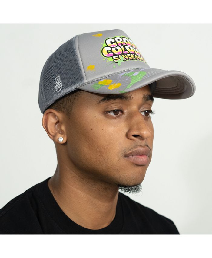 Cross Colours Since 1989 Airbrushed Trucker Hat with paint splatter ...