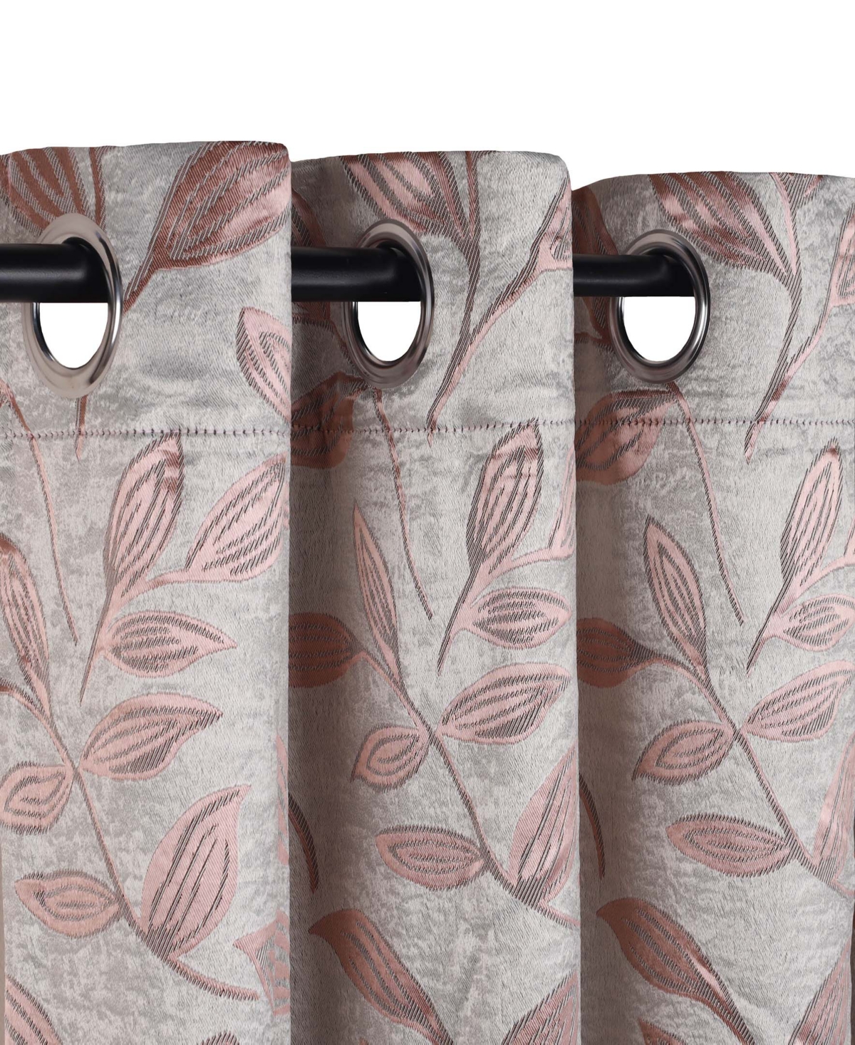 Click here for Superior Modern Leaves Room Darkening Grommet Top... prices