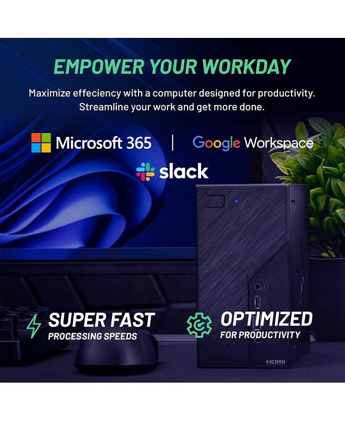 Skytech Gaming Skytech Mini PC X1 Gaming PC, Ryzen 5 5600G, AMD Radeon ...