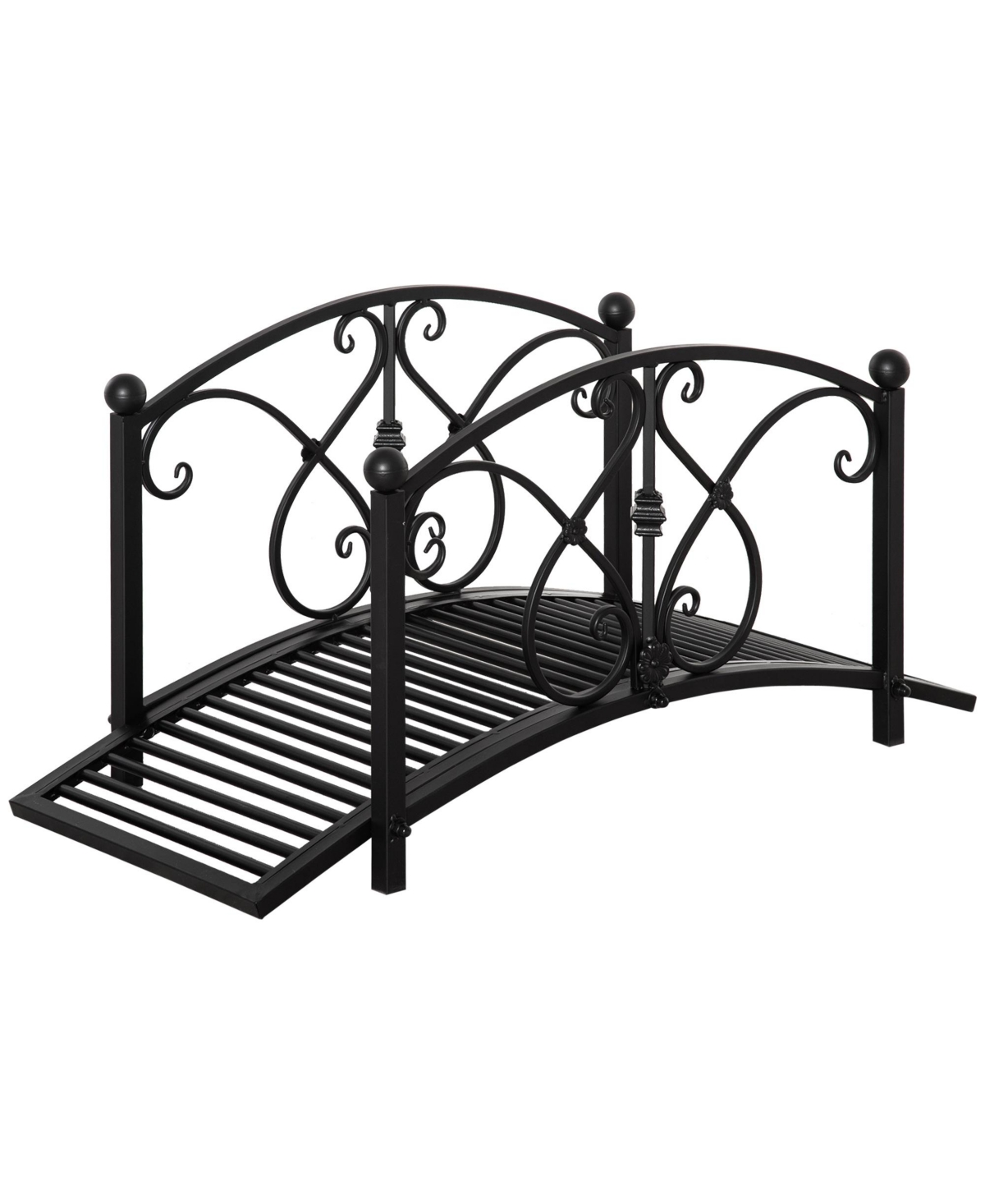 Click here for Outsunny Garden Bridge 3.3  Floral Pond Bridge wit... prices