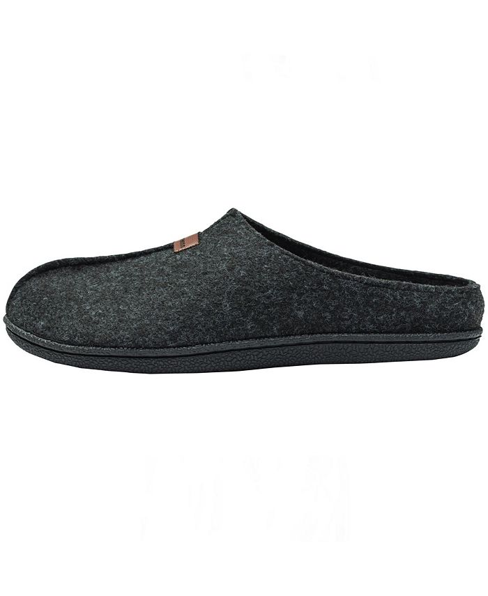 Alpine Swiss Mens Felt Faux Wool Clog Slippers Comfortable Cushion ...