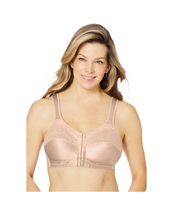 Comfort Choice Plus Size Easy Enhancer Front Close Wireless Bra Macys