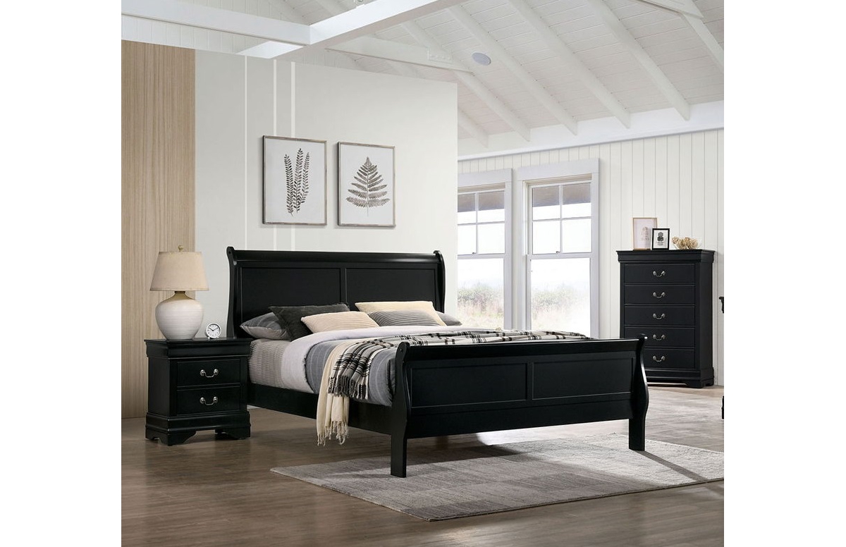 Click here for Streamdale Louis Philippe Queen Bed Solid Wood Sle... prices