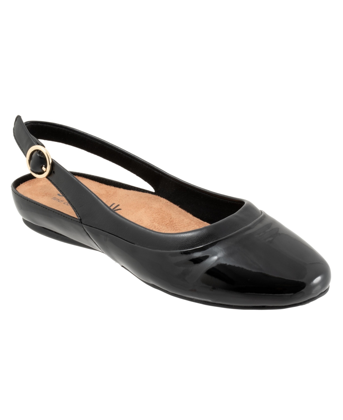 Click here for Softwalk Sheffield Slingback - Black patent prices