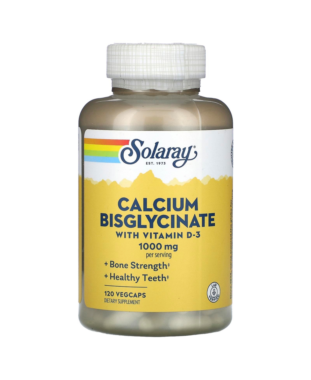 Click here for Solaray Calcium Bisglycinate With Vitamin D-3 - 12... prices