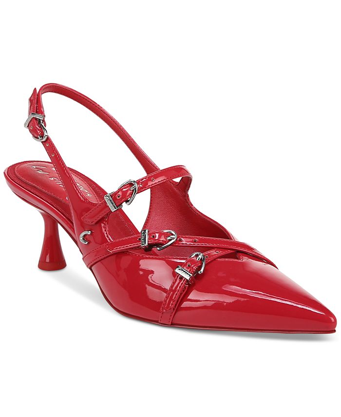 Circus NY by Sam Edelman Women's Fraya Pointed-Toe Buckled Strappy ...