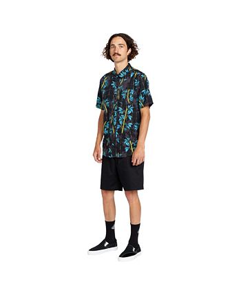 Volcom Bamboozled Floral Short Sleeve Shirt - Macy's