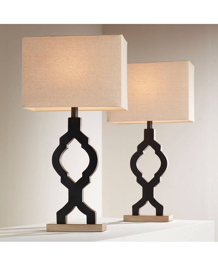360 Lighting Milly Modern Bohemian Table Lamps 26.5" High Set of 2 ...