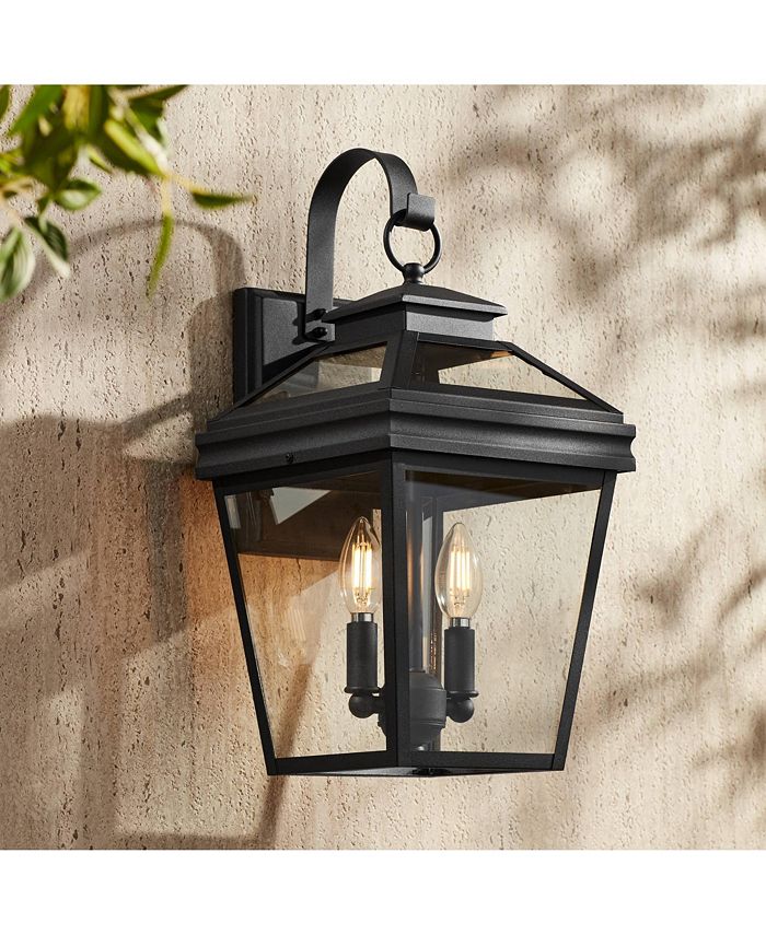 John Timberland Stratton Street Traditional Outdoor Wall Light Textured ...