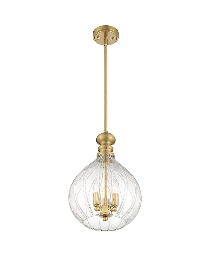 Possini Euro Design Houten Soft Gold Metal Mini Cluster Pendant ...