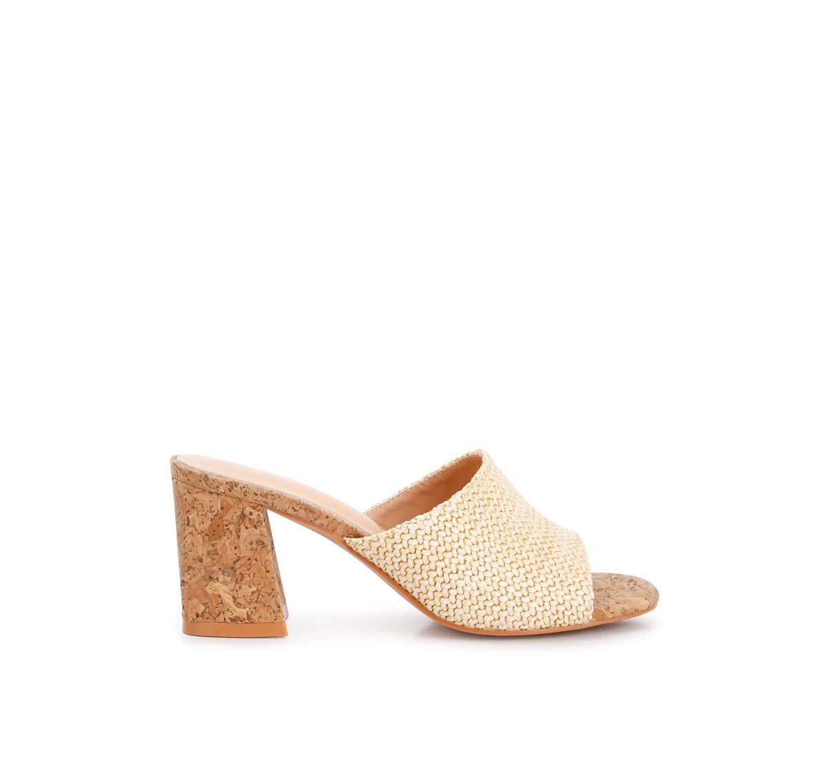 Click here for addie block heel slip on sandals - Natural prices