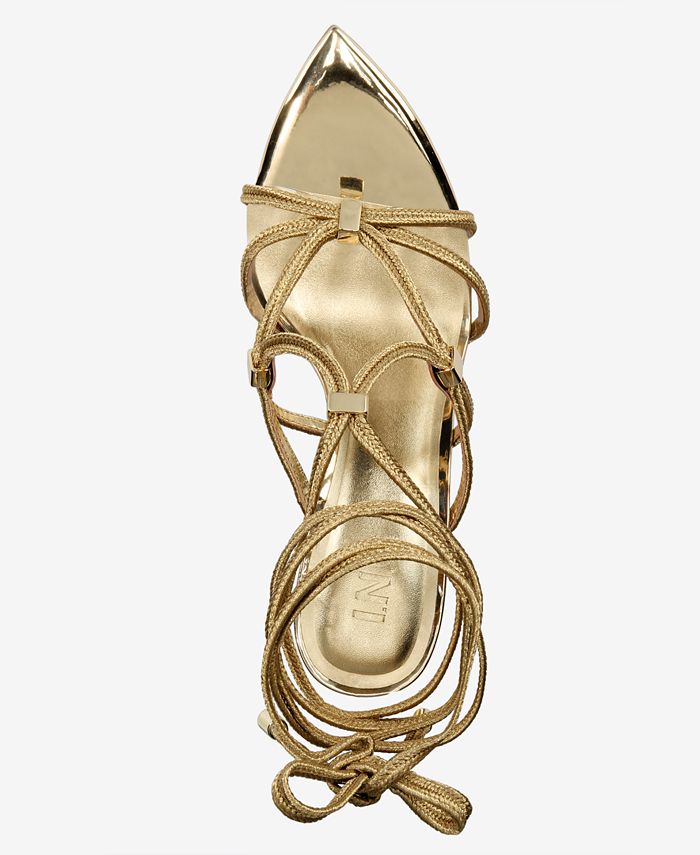 I.N.C. International Concepts Women's Laqueta Lace-Up Dress Sandals ...