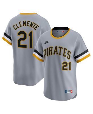 Nike Men's Roberto Clemente Gray Pittsburgh Pirates Throwback ...
