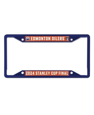 Wincraft Edmonton Oilers 2024 Stanley Cup Final Laser Cut License Plate ...