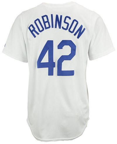 Majestic Men's Jackie Robinson Brooklyn Dodgers Cooperstown Replica ...