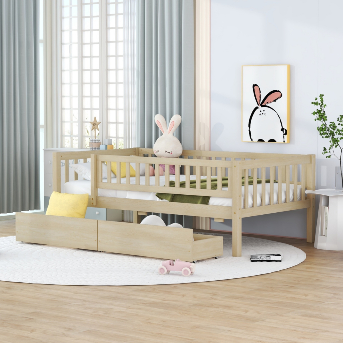 Click here for Simplie Fun Twin Size Daybed Wood Bed With Two Dra... prices