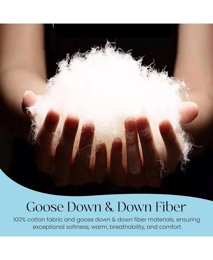 East Coast Bedding Pure Dream 10% Down and 90% Down Fiber Duvet Full ...